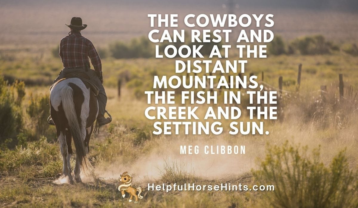45+ Cowboy Quotes and Sayings - Helpful Horse Hints